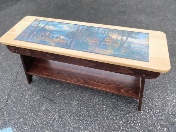 Bench with Print – KC Collections