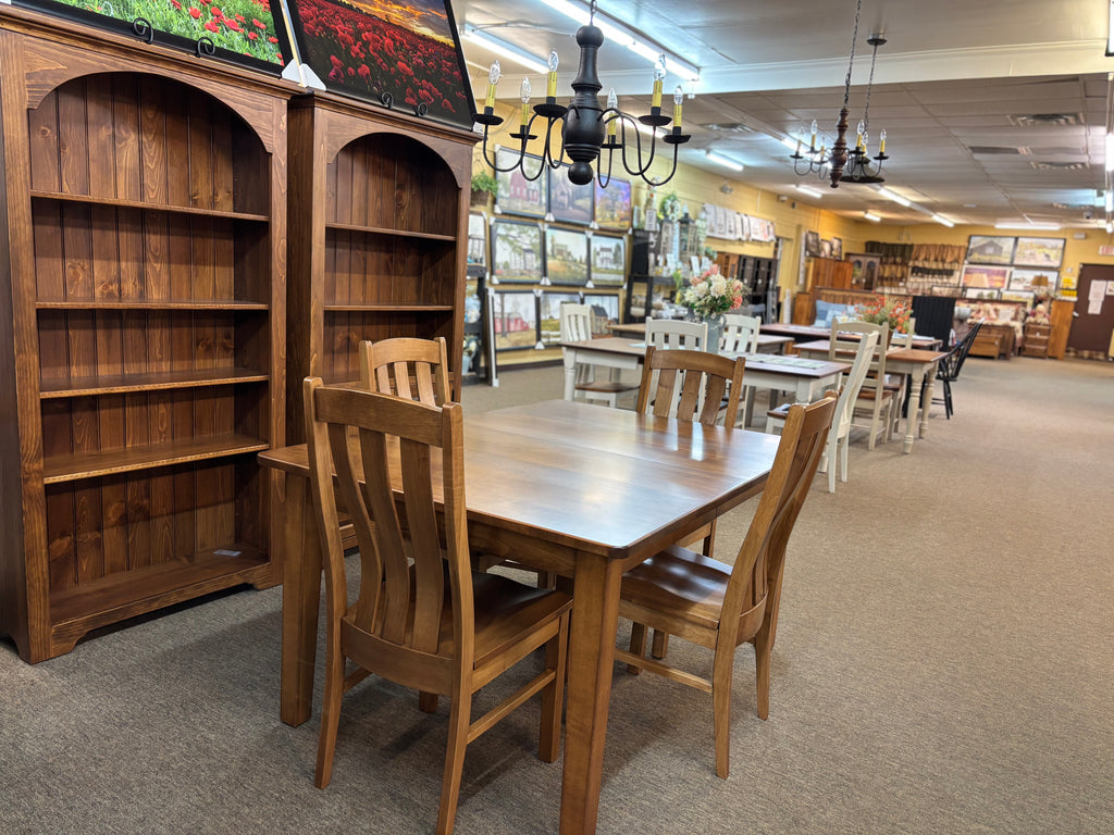 J41-2S-Amish Made Extension Table Set-Seely Stain – KC Collections